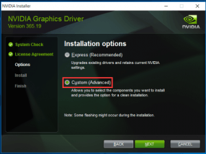 NVIDIA Installer failed Error [SOLVED]