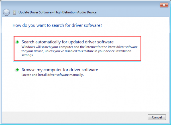Update IDT Audio Drivers for Windows 7