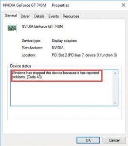 [Solved] NVIDIA Code 43: Windows has stopped this device because it has ...