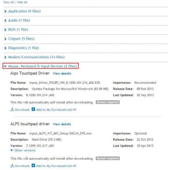 Fix Dell Touchpad Driver Issue for Windows 7 - Driver Easy