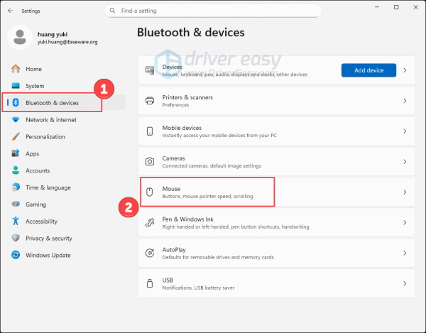 Right Click Doesn't Work on Touchpad Windows 11/10 [Solved] - Driver Easy