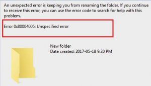 Solved: Error 0x80004005: Unspecified error - Driver Easy