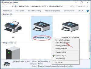 Solved Microsoft Print To Pdf Not Working Troubleshooter
