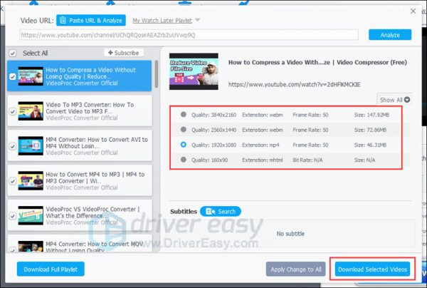 Best 2 Methods to Extract Audio From YouTube Video Easily! - Driver Easy