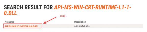 [SOLVED] api-ms-win-crt-runtime-l1-1-0.dll is missing - Driver Easy