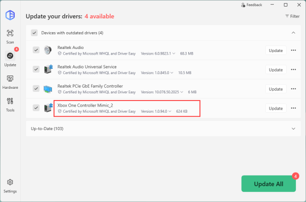 Xbox One Controller Drivers for Windows 11, 10, 8, 7 - Driver Easy