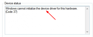 [Solved] Code 37: Windows cannot initialize the device driver for this ...