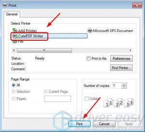 How to Print to PDF on Windows Easily & Quickly - Driver Easy