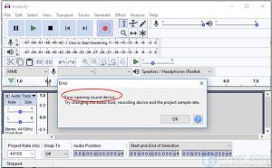 Fix Audacity Error Opening Sound Device Issue [5 Solutions] - Driver Easy