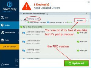 ScanSnap S1300i Driver Download & Update. Easily! - Driver Easy