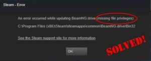 Steam missing file privileges [SOLVED] - Driver Easy