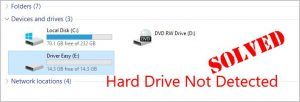 Hard Drive is Not Detected [SOLVED] - Driver Easy
