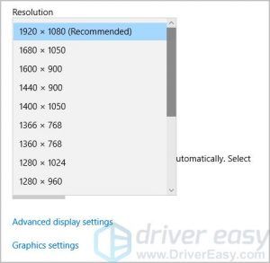How to change screen resolution Windows 10 [Solved] - Driver Easy