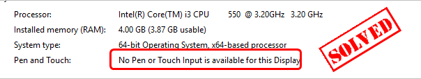 [Fixed] No Pen or Touch Input is available for this Display - Driver Easy