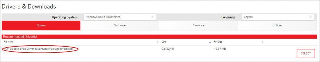 Canon MX492 Drivers Download & Update in Windows - MX Series Printer ...