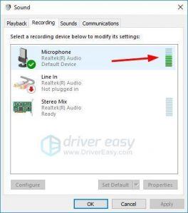 Microphone not picking up voice [Solved] - Driver Easy