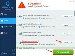 Scrolling on touchpad not working [SOLVED] - Driver Easy