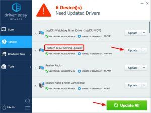 Logitech speaker drivers download for Windows 10/7/8 - Driver Easy