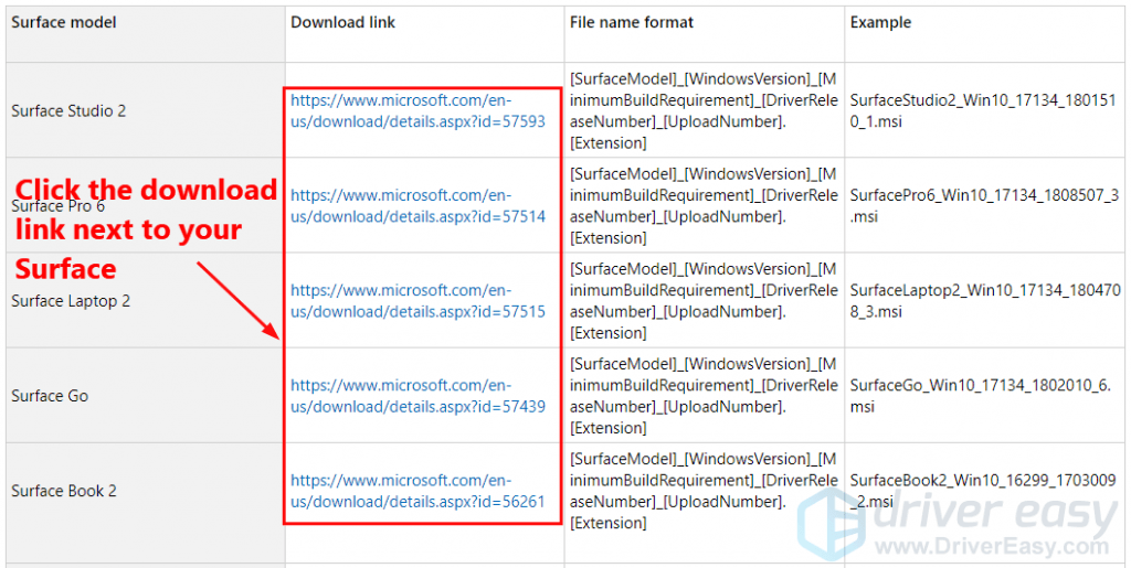 Surface drivers download & update [Easily] - Driver Easy