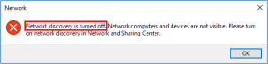 Network discovery is turned off [SOLVED] - Driver Easy