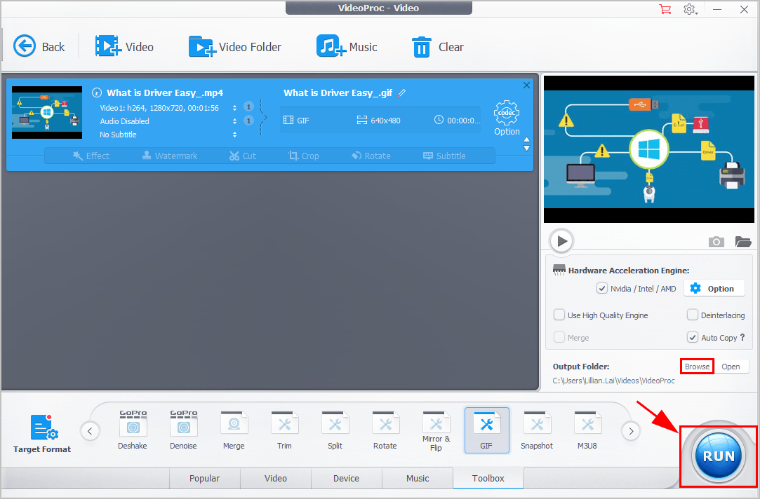 YouTube to GIF - How to convert YouTube video to GIF easily - Driver Easy