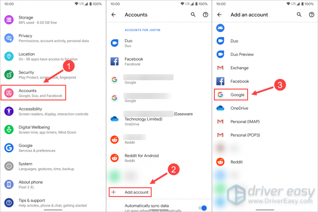 Create your Google account | step by step - Driver Easy