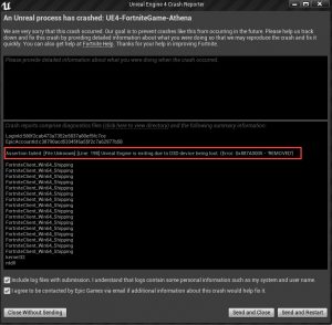 [Solved] Unreal Engine is exiting due to D3D device being lost - Driver ...