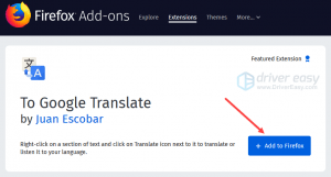 Translating a webpage in Chrome, Firefox and Edge, Easily! - Driver Easy