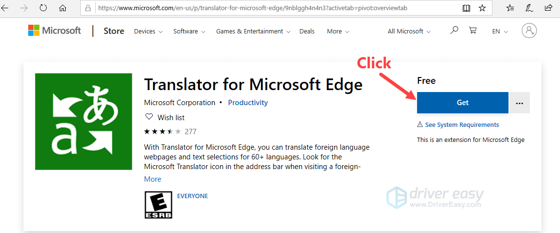 Translating a webpage in Chrome, Firefox and Edge, Easily! - Driver Easy