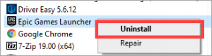 How to Uninstall Epic Games Launcher - Driver Easy