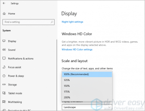 Fixed: Monitor not displaying full screen on Windows 10/11 - Driver Easy
