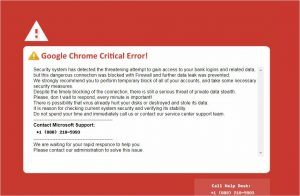 [Solved] How to Remove Google Chrome Critical Error SCAM - Driver Easy