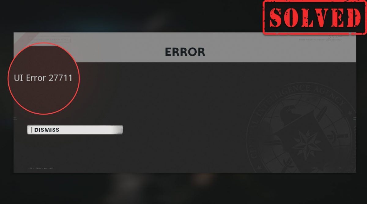 [fixed] Black Ops Cold War Ui Error 27711 Driver Easy