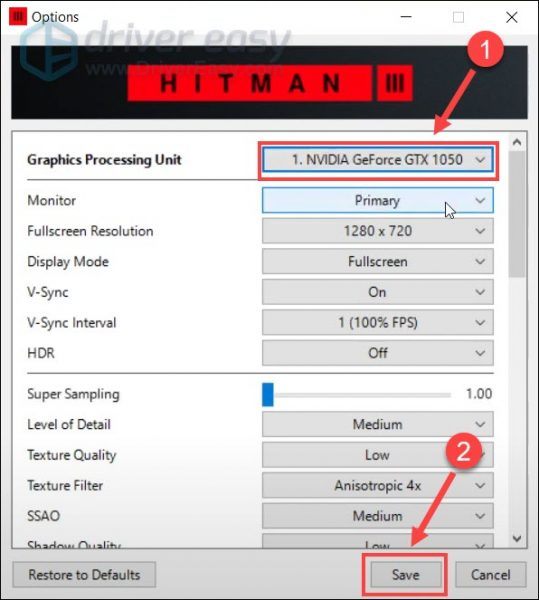 [Solved] Hitman 3 Crashing on PC - 2025 Fix - Driver Easy