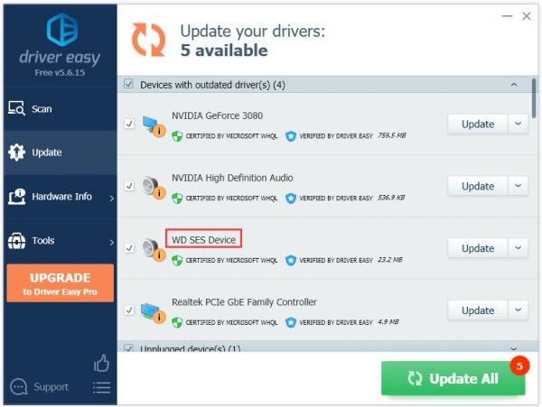 How to Install WD SES Device USB Device Driver (2011 & later)