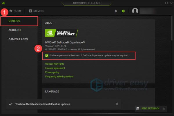 [SOLVED] NVIDIA GeForce Overlay Not Working - Driver Easy