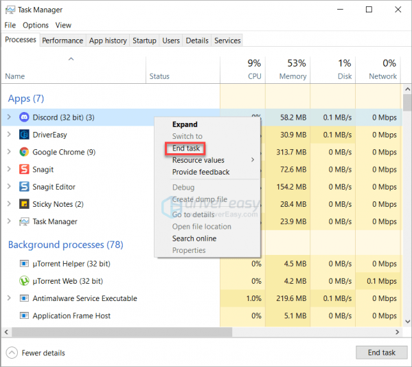 [SOLVED] Discord Stream Stuck on Loading - Driver Easy