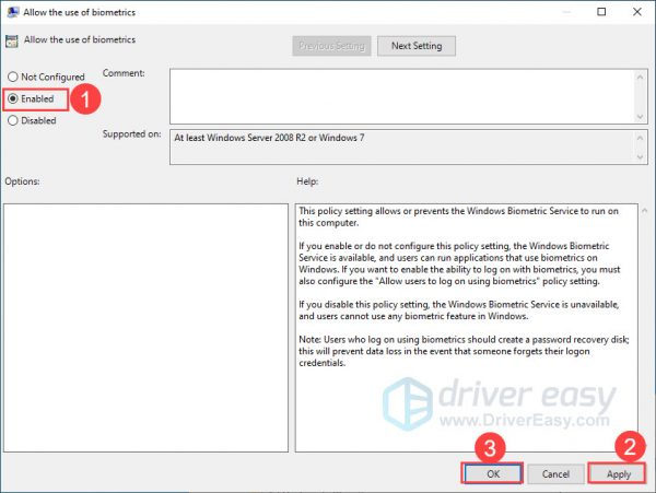 [SOLVED] Windows Fingerprint Reader Not Working - Driver Easy