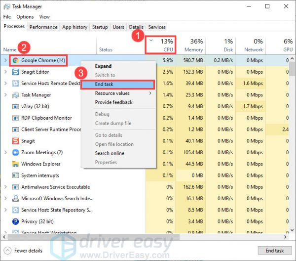 [Solved] How to Fix Zoom High CPU Usage - Driver Easy