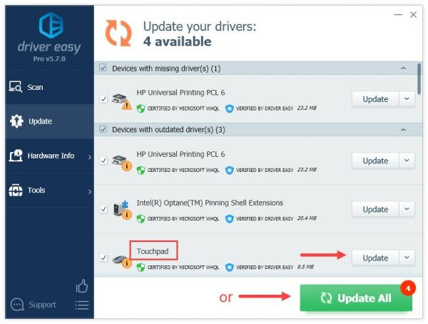 [SOLVED] Touchpad Driver Missing | 6 Proved Fixes - Driver Easy