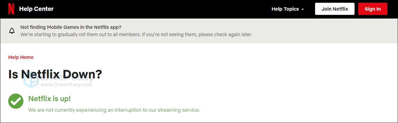 Is Netflix Down or Not Working? Fix Your Netflix Problems - Driver Easy