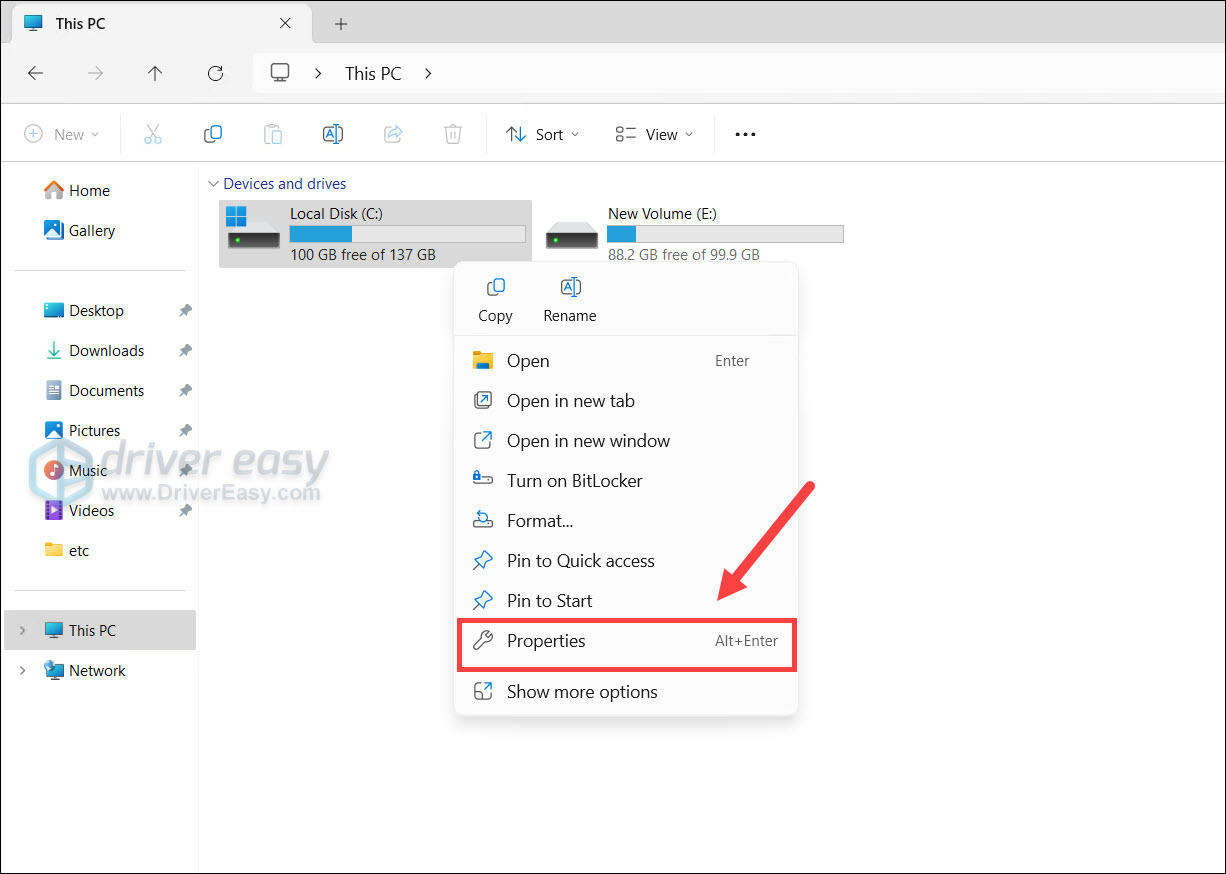 [SOLVED] 100% Disk Usage in Windows 11 - Driver Easy