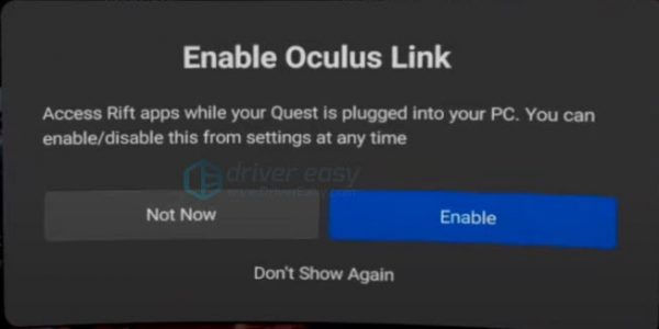 How To Connect Oculus Quest 2 To PC - Driver Easy