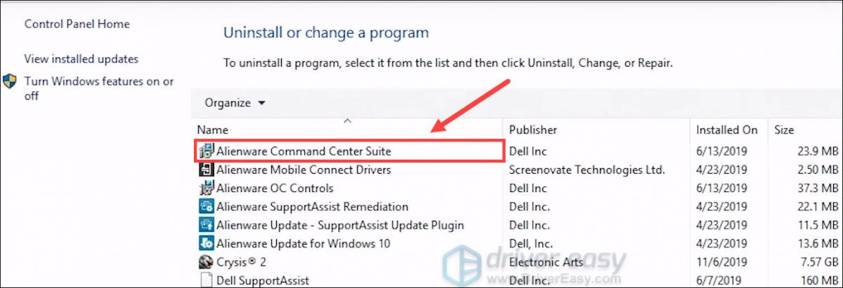 [SOLVED] Alienware Command Center Not Working - Driver Easy