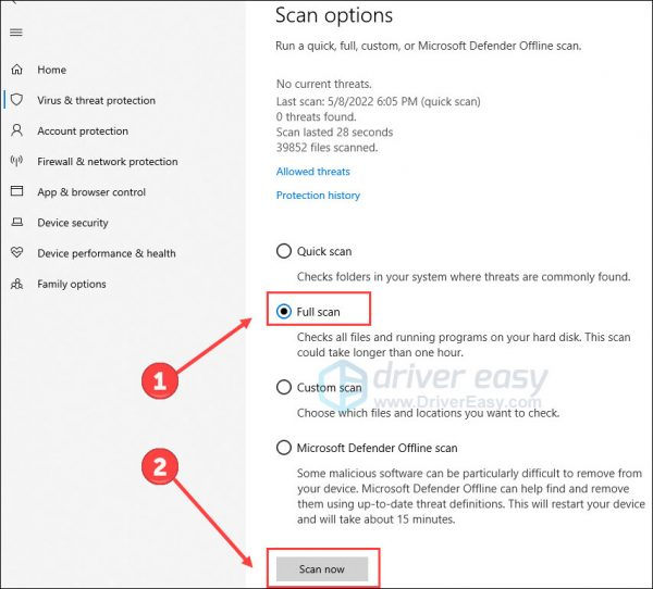 8 Fixes for Windows 10 Update Error Code 0x800f0922 - Driver Easy