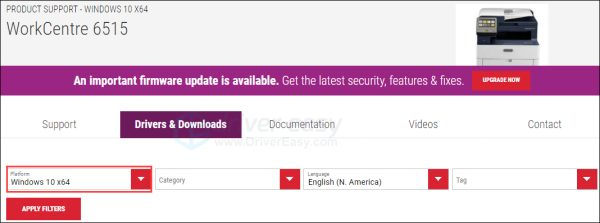 Xerox WorkCentre 6515 Driver Download & Update - Driver Easy