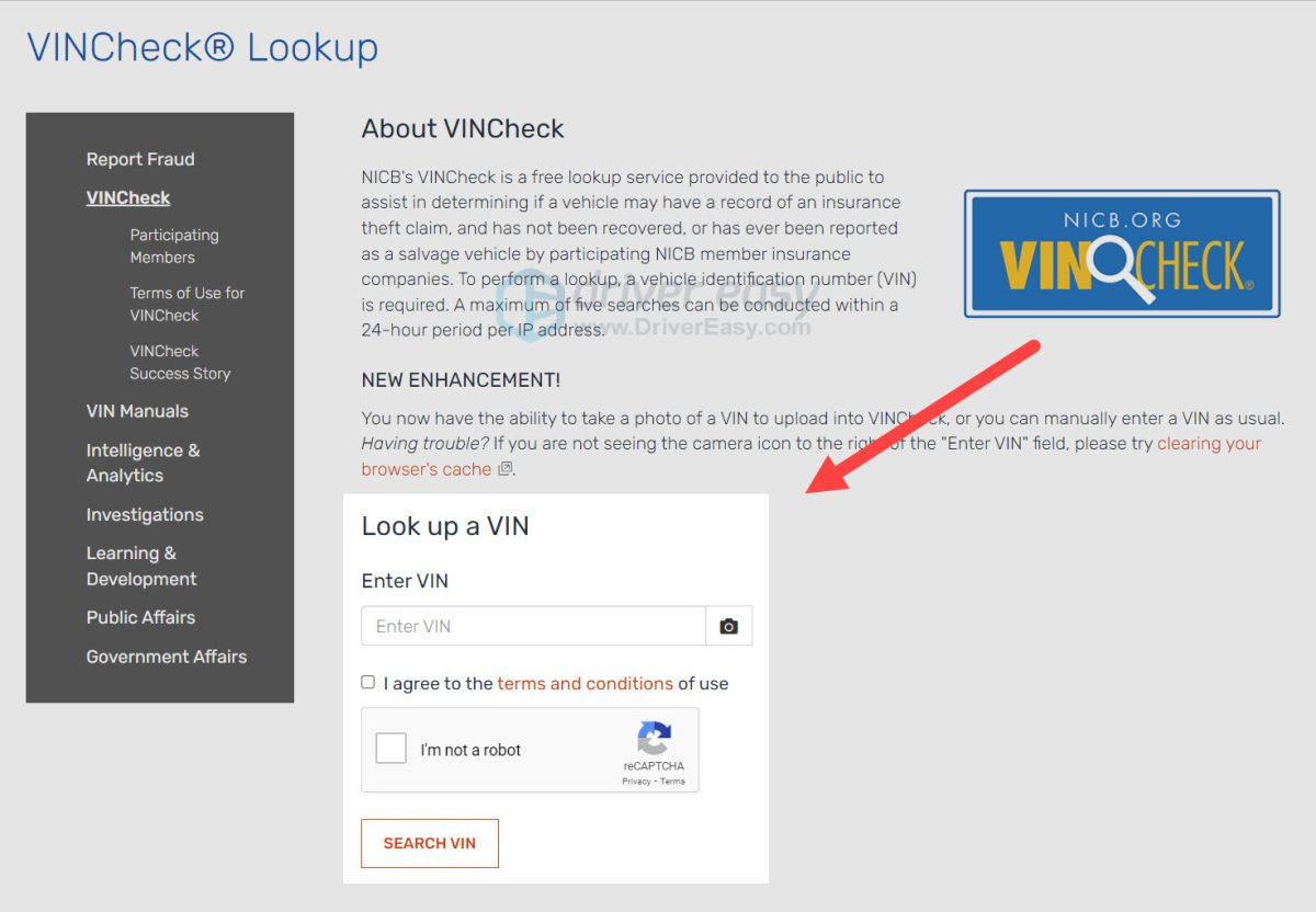 How to Check Car History by VIN | 4 Easy & Quick Ways - Driver Easy