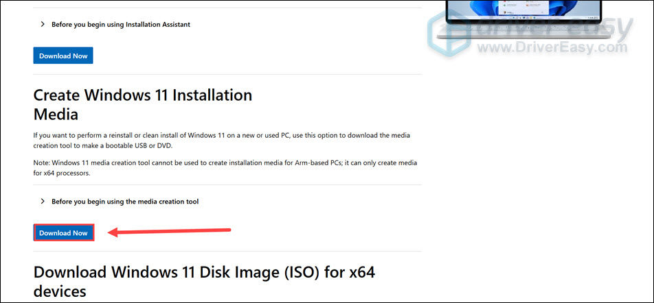 How to Create Windows 11 Install Media USB - Driver Easy