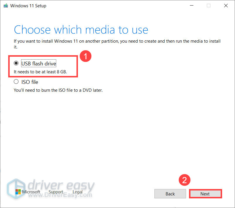 How to Create Windows 11 Install Media USB - Driver Easy