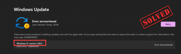 [Solved] Windows 11 Version 24H2 Not Installing - Driver Easy